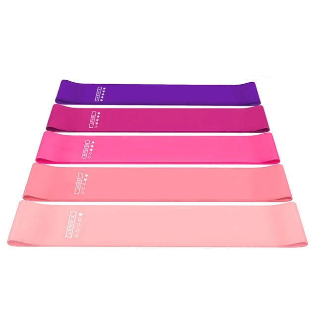 Training Fitness Gum Exercise Gym Strength Resistance Bands Pilates ...