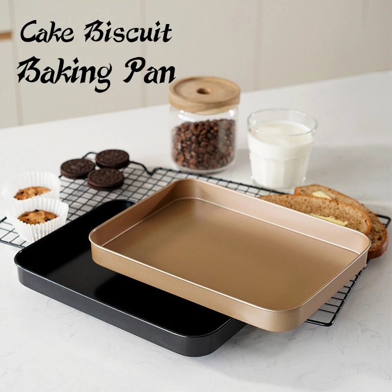 10-Non-Stick-Square-Cake-Pan-Cheese-Cookie-Bread-Pizza-Baking-Tray ...