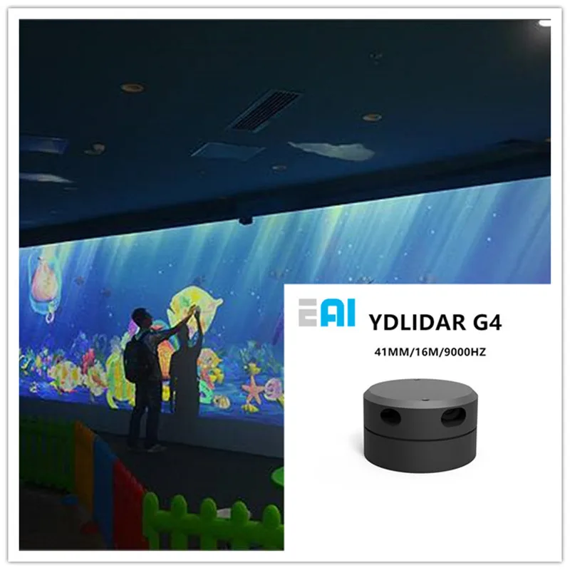 EAI YDLIDAR G4 lidar multi touch screen animation large screen ...
