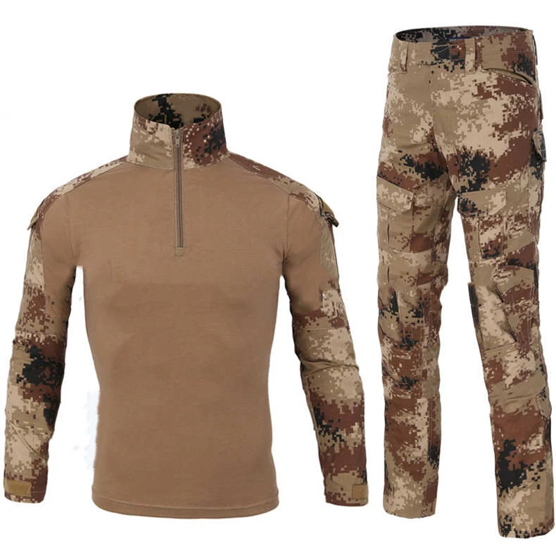Tactical Camouflage Military Uniform Clothes Suit Men US Army clothes ...
