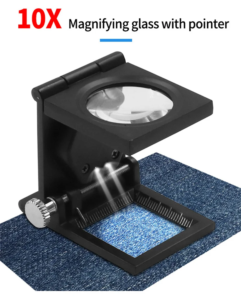 Lupa-de-escala-plegable-10x-lupa-de-2-LED-con-soporte-tela-de-impresi-n ...