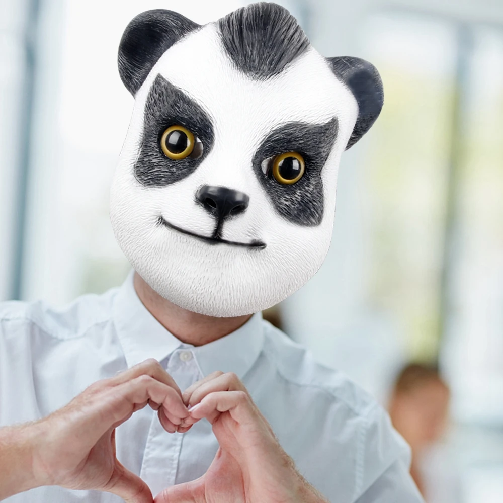 Halloween Cute Panda Head Cosplay Mask - AllCosplay.com