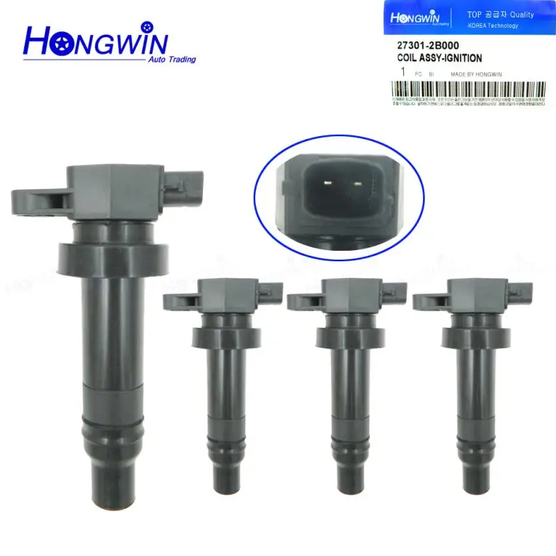 4PCS 27301 2B000 Ignition Coil For Kia Soul Cerato Ceed Hyundai Elantra ...
