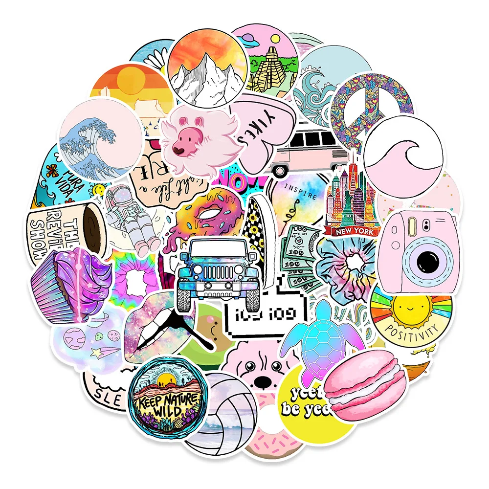 Stickers Laptop Sticker Holographic Waterproof 3-Pack || MINI Vinyl ...