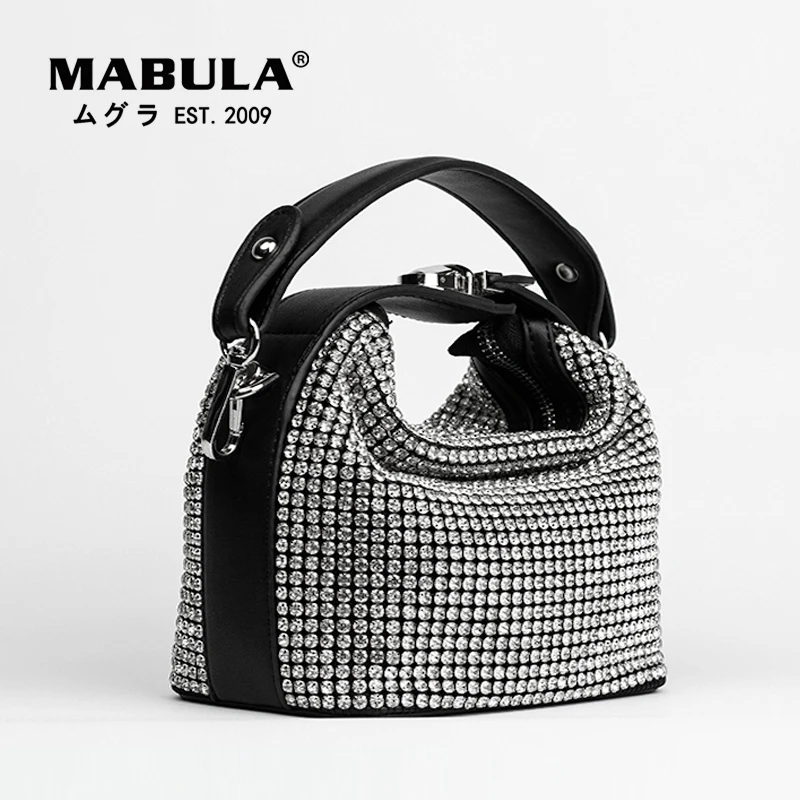 MABULA-Bling-Rhinestone-Top-Handle-Evening-Handbags-for-Women-Sparkling ...