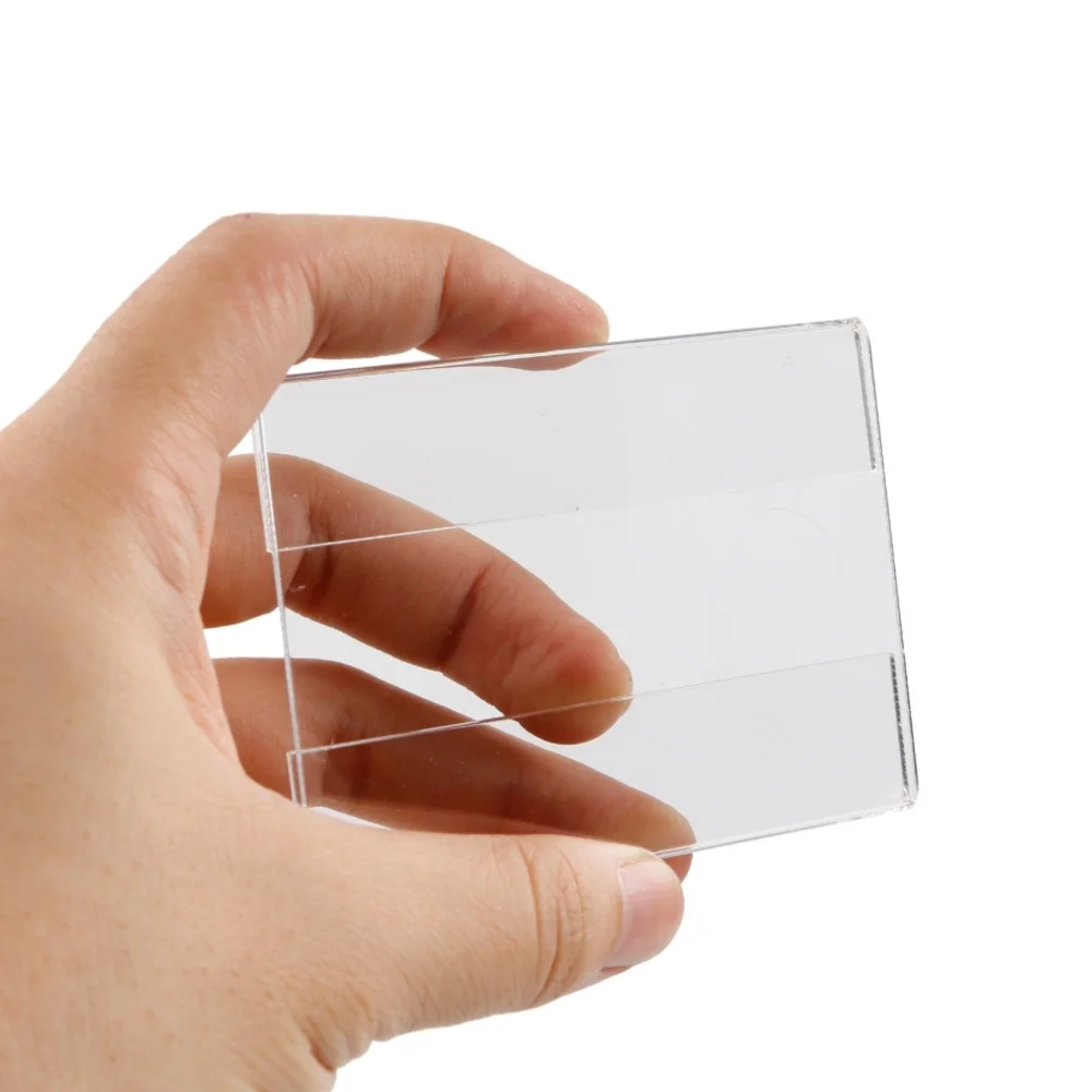 Optical-Tag-Clear-Acrylic-Sleeve-Price-Tags-Jewelry-Label-Pouch ...