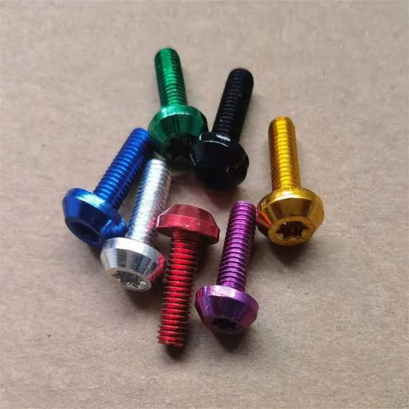 10pcs-m5-m6-16-20-25-aluminum-colourful-torx-Round-head-Hex-Socket ...