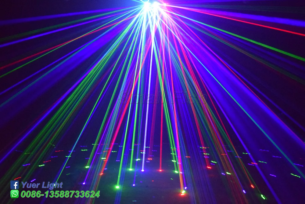 580mw RGB Laser Projector Motor Scanning Laser Beam Professional Stage ...