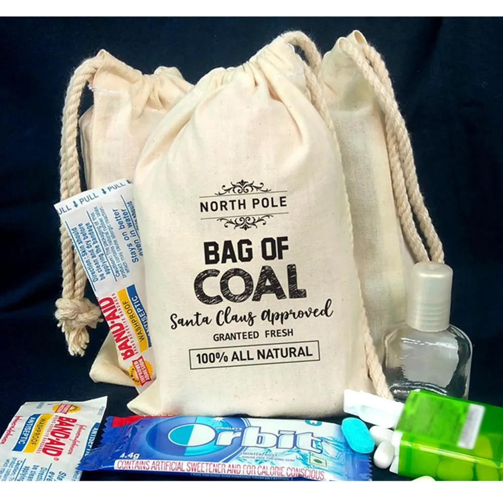 Christmas-party-Bags-Christmas-Gift-Bag-Santa-Sack-Bag-of-Coal-Lump-of ...