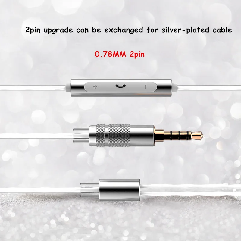 TFZ 3.5mm To 0.78mm 2pin Cable With Microphone Silver Plated Upgraded ...