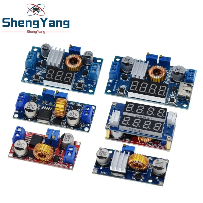 Xl4015 5a Dc To Dc Cc Cv Lithium Battery Step Down Charging Board Led ...