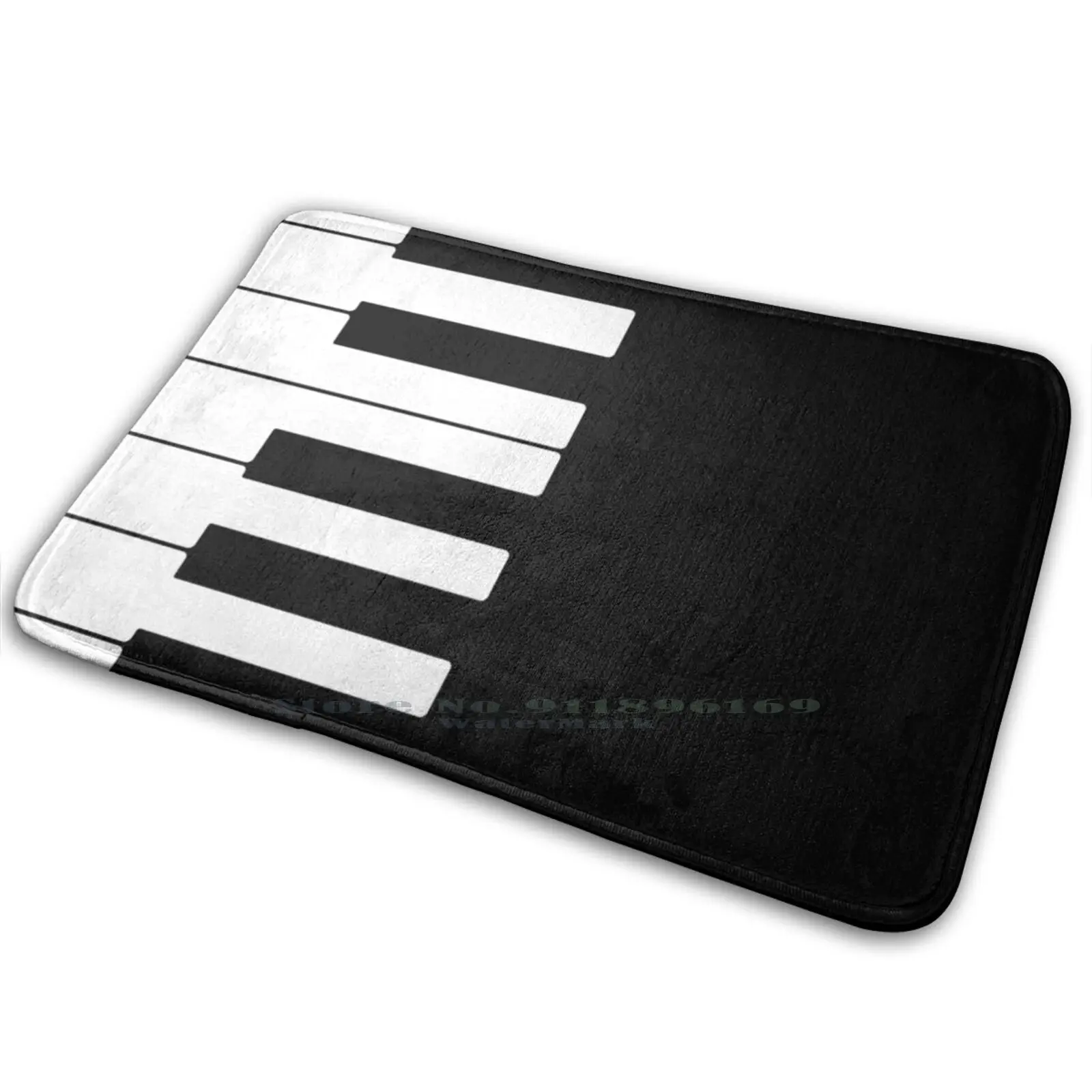 Piano Mat Rug Carpet Anti Slip Bedroom Entrance Door Mat Piano Music ...