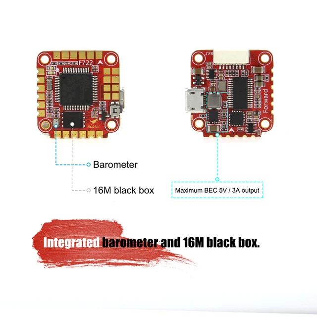 HGLRC DJI Zeus F722 Mini 3-6S F7 Flight Controller, 55% OFF