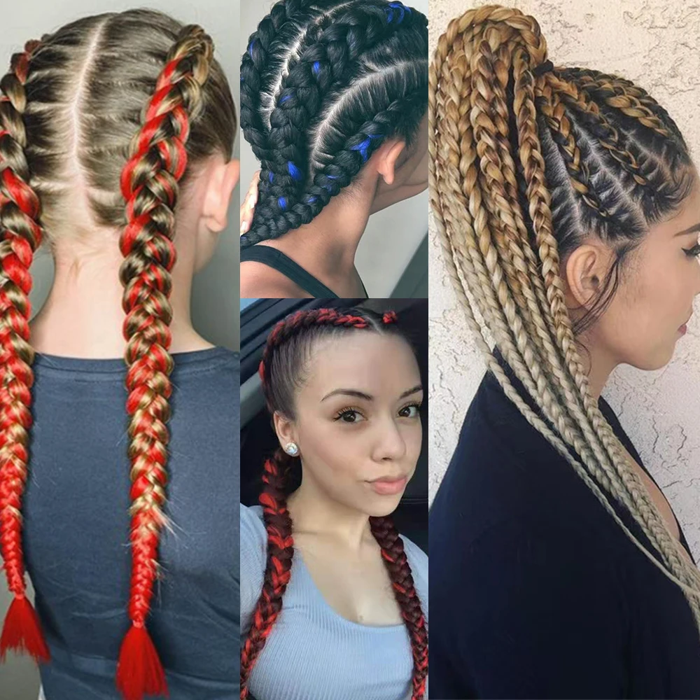 Two French Braids With Extensions