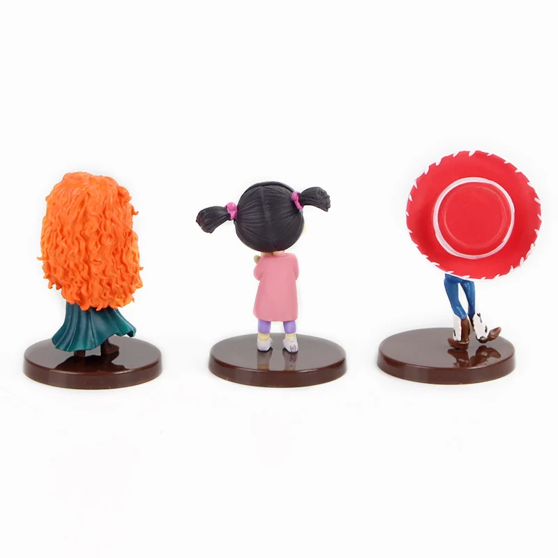 3pcs/set QPosket Princess Jessie Merida Boo Ariel Mermaid Snow White ...