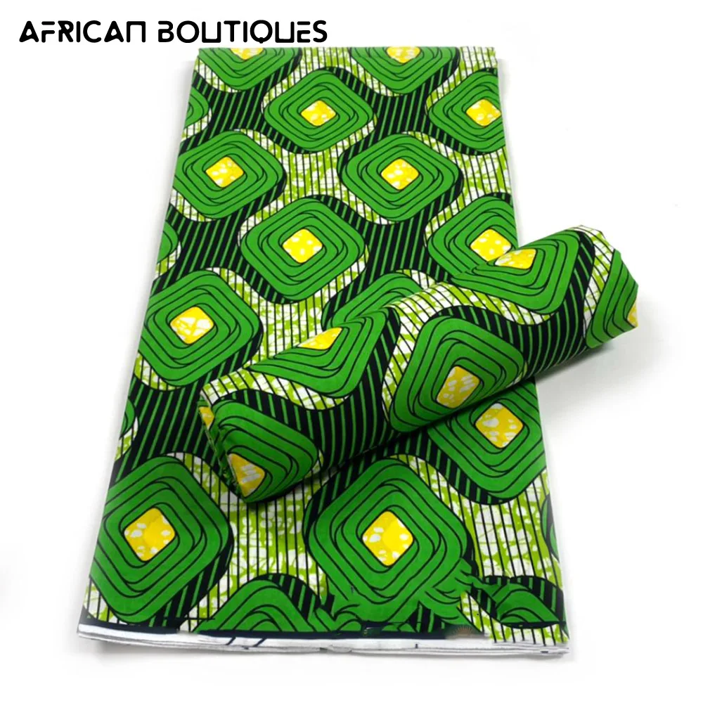 Craft Supplies & Tools Green Key African Wax Print Dutch Fabric Ankara ...
