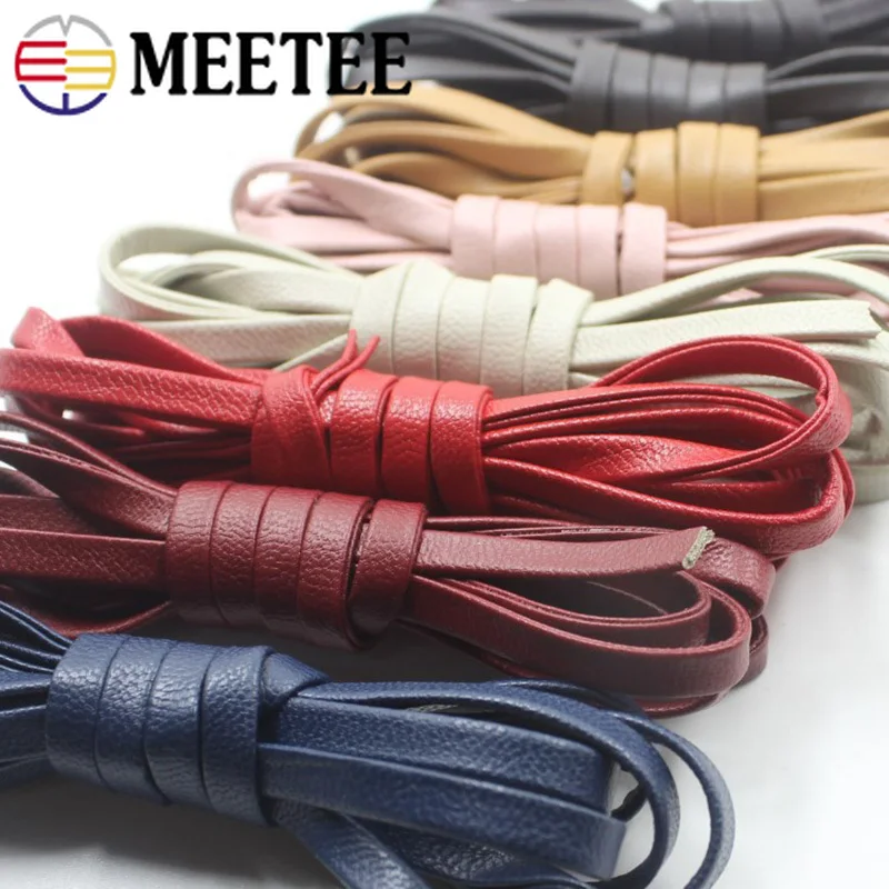 Meetee 10Meter 5mm PU Soft Skin Rope Imitation Leather Cords DIY ...