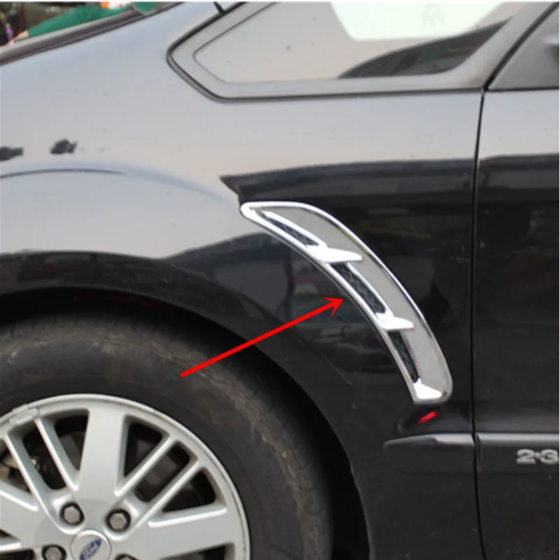 Car-Styling-Chrome-Sliver-Fender-Air-Vent-Cover-Trim-For-Ford-S-MAX ...