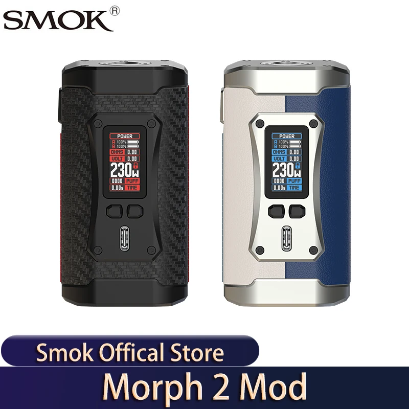 Original SMOK Morph 2 Vape Mod 230W Support TFV18 Tank Powered by Dual ...
