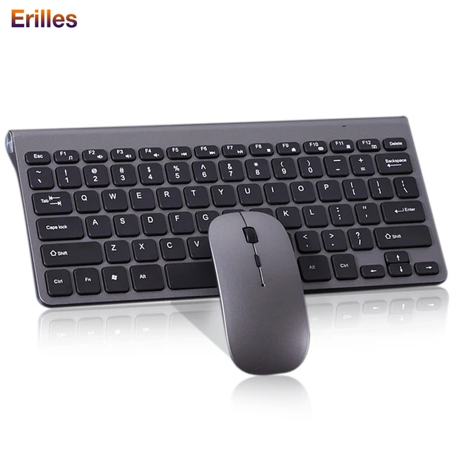 Ultra Thin Portable Wireless Keyboard And Mouse Combo 78 Keys Noiseless 2 4g Keyboard Mouse For