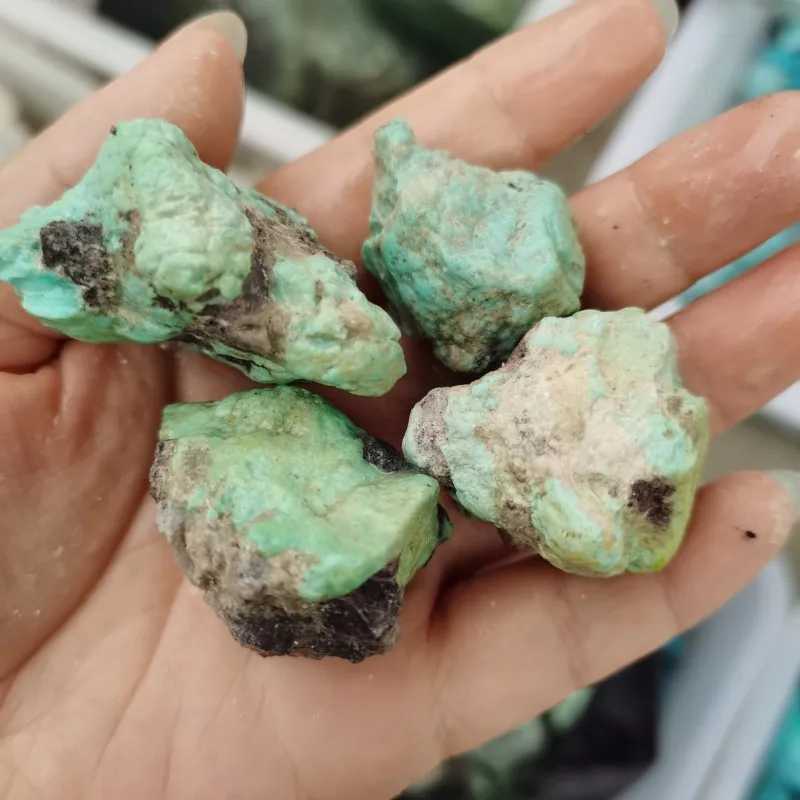 100-300g-High-quality-Natural-Turquoise-Raw-Stones-Ore-Quartz-Crystal ...