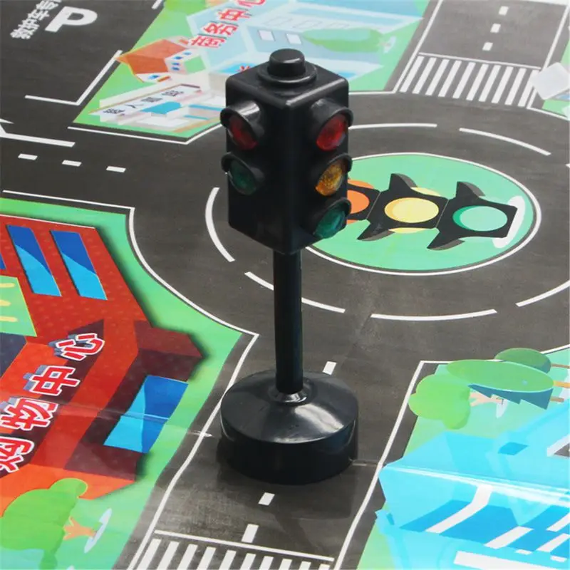 New Traffic Light Puzzle Toy 11.5cm Traffic Signs For Wooden Train ...