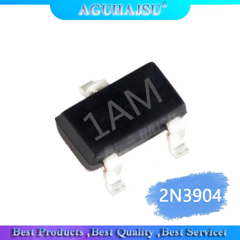 100 piezas MMBT3904 SOT23 3904 SOT 2N3904 SMD SOT 23 1 soy nuevo NPN 0 ...