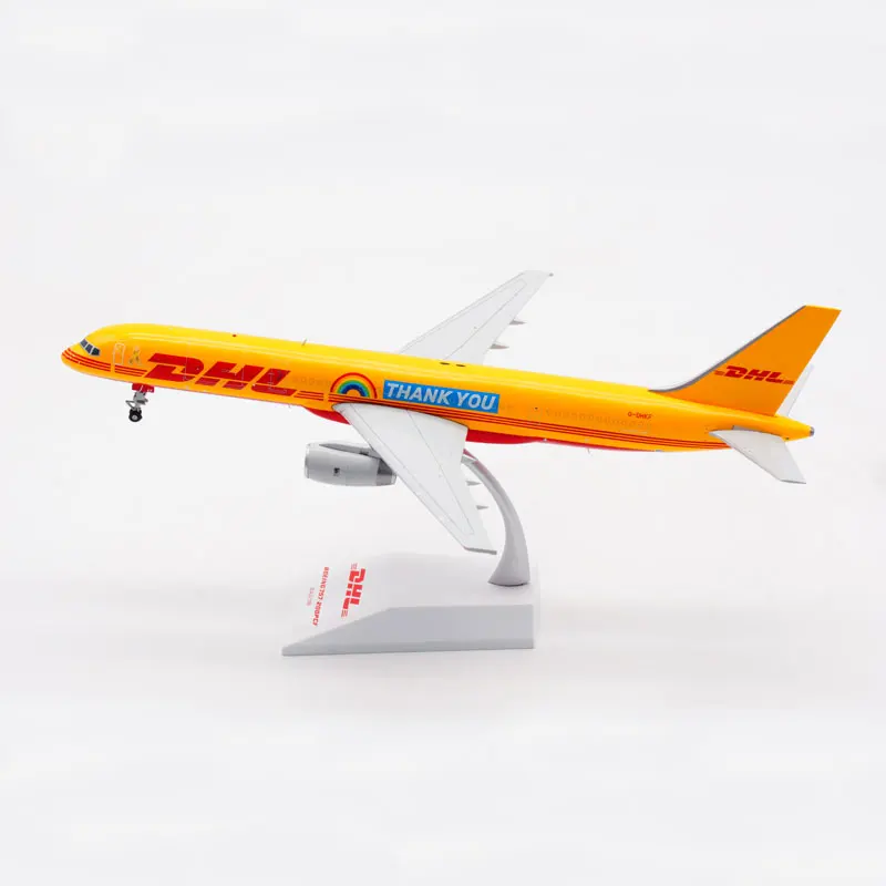 1/200 스케일 B757 200 G DHKF dhl화물 항공기 비행기 모델 성인 어린이 장난감 디스플레이 쇼|다이캐스트 ...