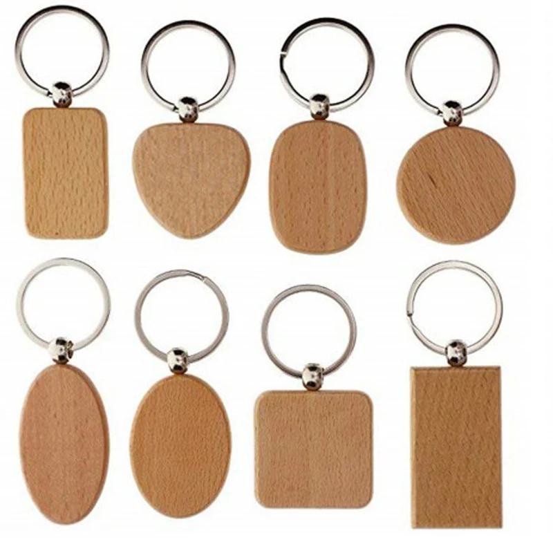 Wholesale 100pcs Wooden Key Chain Blank Tags Personalized Dog Id Tags Wholesale 100pcs Wooden Key Chain Blank Tags Personalized Dog Id Tags