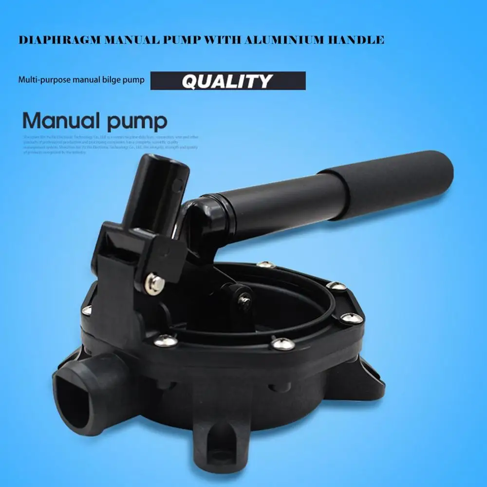Aluminum Handle Water Pump Plastic Marine Boat Manual Bilge Diaphragm ...