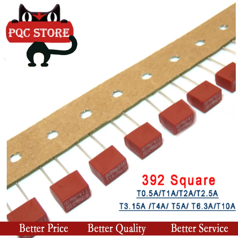 【Universal Car Parts Store】5pcs Fuse T2A T1A T3.15A T5A T6.3A 392 ...