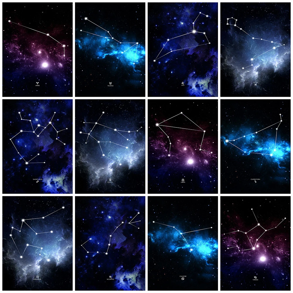 Evershine 5D Diamond Painting Constellations Diamond Mosaic Starry ...
