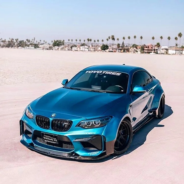 Applicable-to-2-series-Bmw-M2-Refitted-Wide-Body-Big-Small-Surround ...