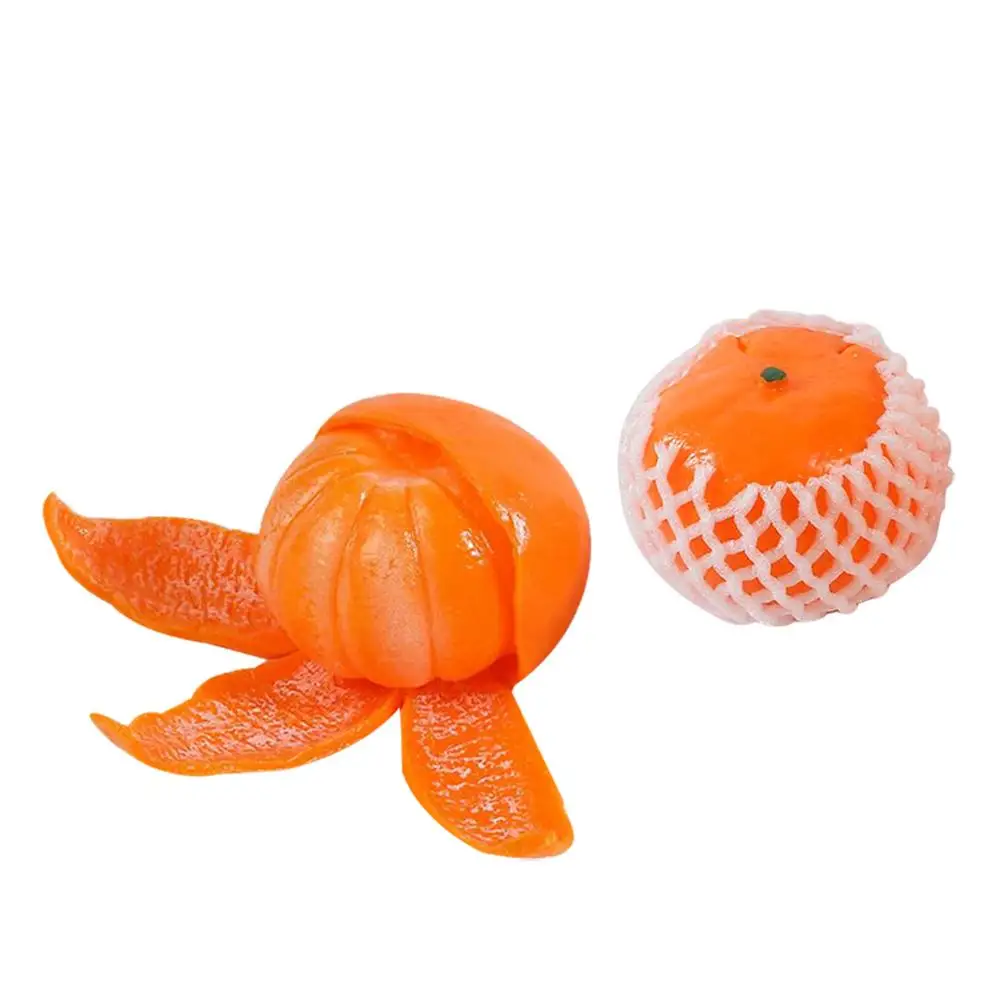 Anti stress Fidget Toy Orange Squishy Slow Rising Squeeze Ball Fruit ...