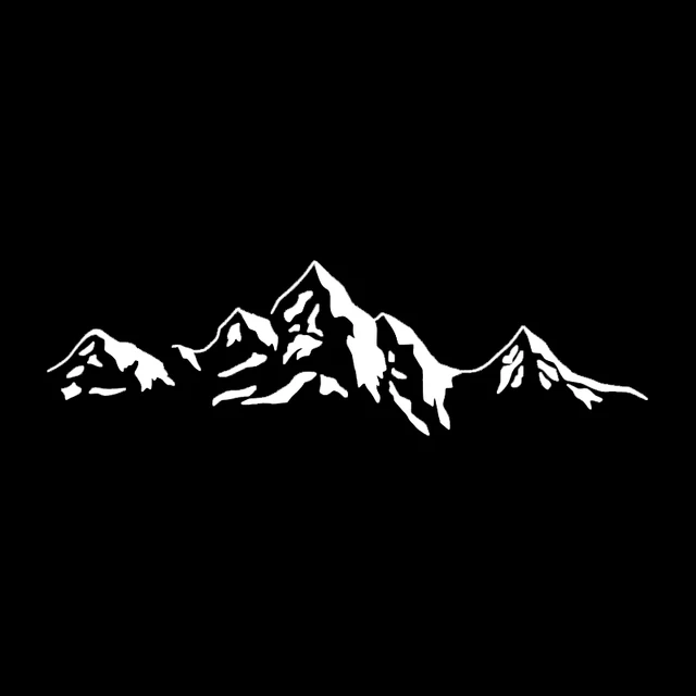 Mountain Die-Cut Vinyl Decal Car Sticker Waterproof Auto Decors on Car ...