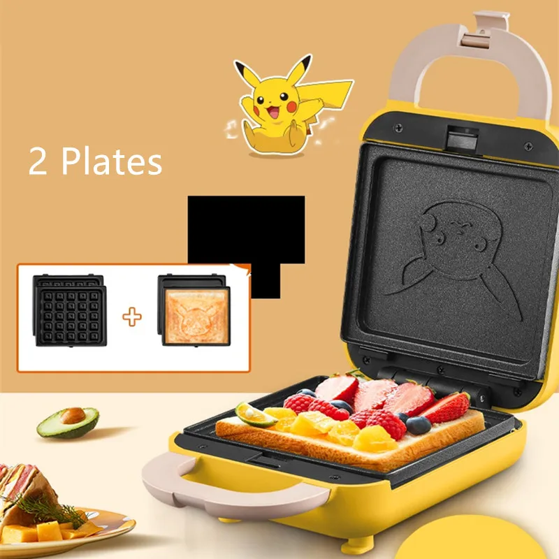 220V-Household-Electric-Waffle-Machine-Breakfast-Sandwich-Baking ...