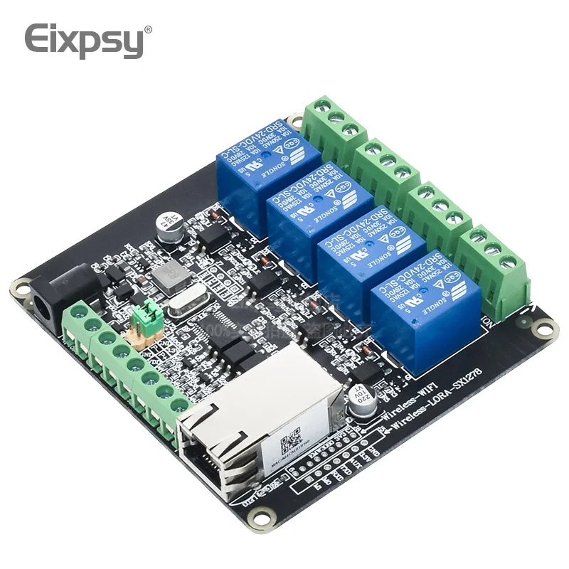 Modbus RTU 4 Relay Outputs 4 Digital Inputs 4DI4DO Ethernet RJ45 485 ...