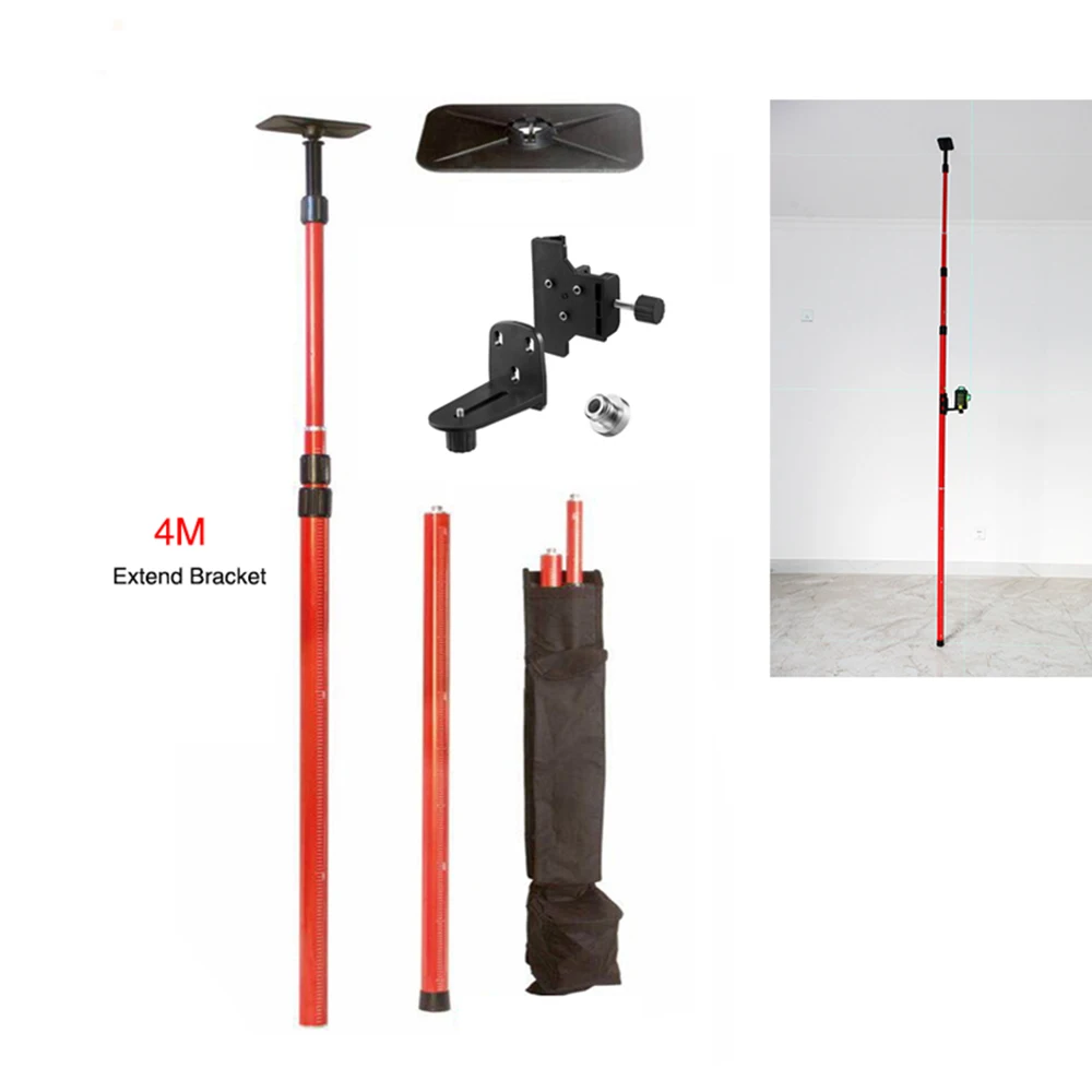 4M Red Extend Telescoping Pole 1 4 and 5 8 Interface Mount Ceiling 4M Red Extend Telescoping Pole 1 4 and 5 8 Interface Mount Ceiling