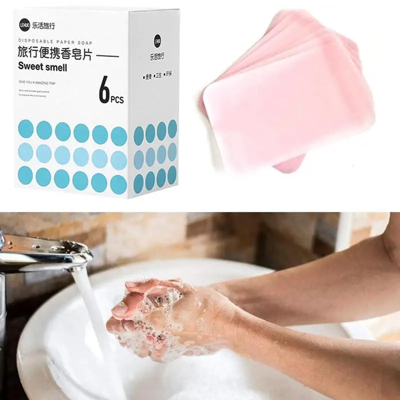 120pcs-Disinfectant-Soap-Paper-Portable-Hand-Washing-Box-Scented-Slice ...