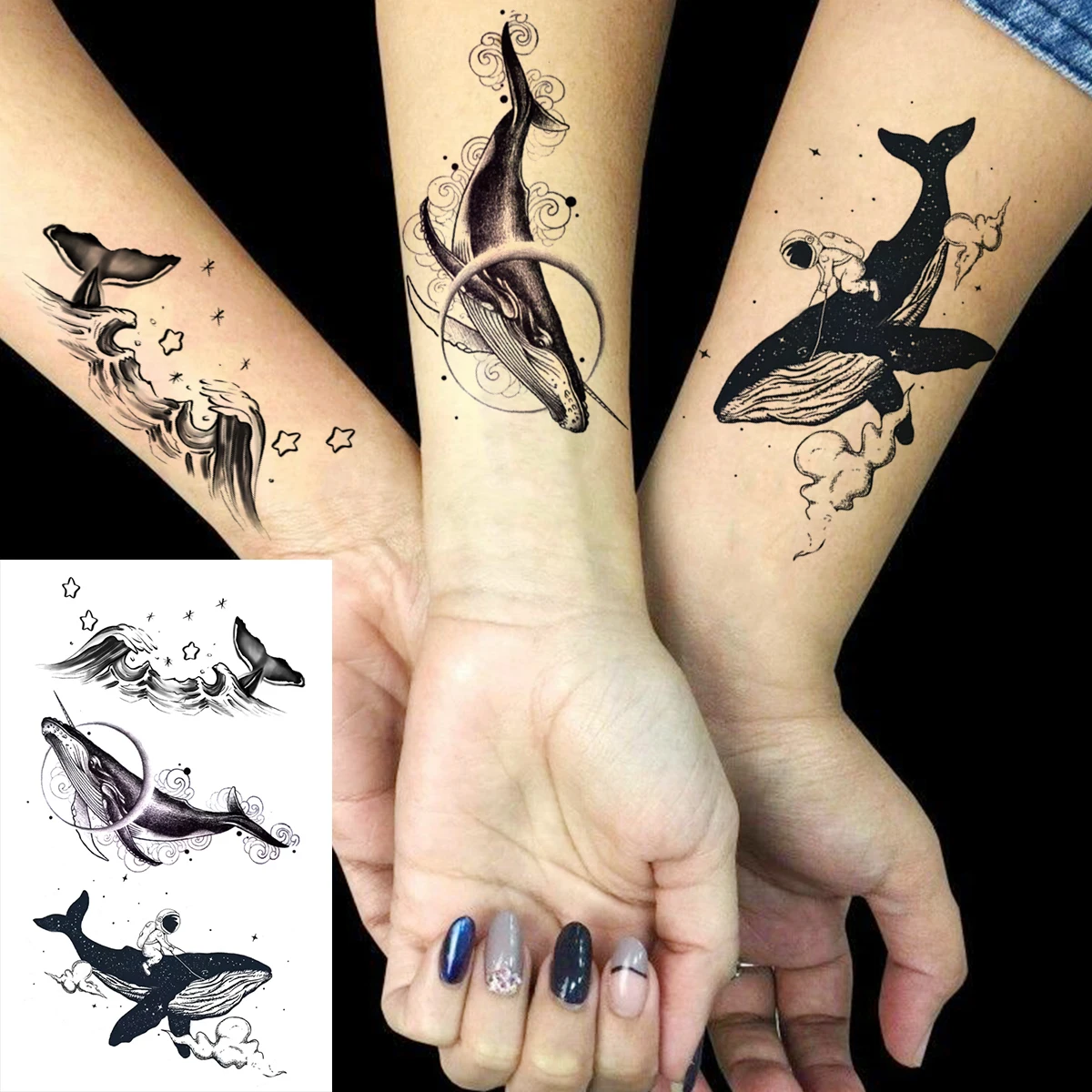 Realistic Orca Tattoos