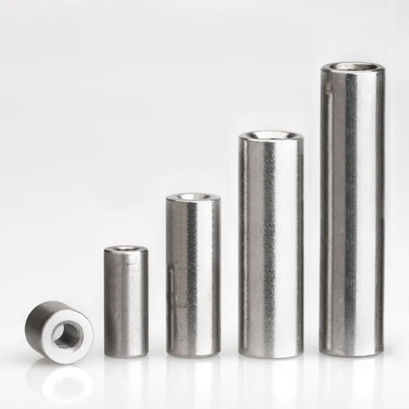 M8-M16-304-Stainless-Steel-Round-Joint-Nut-Long-Round-Connector-Nut ...