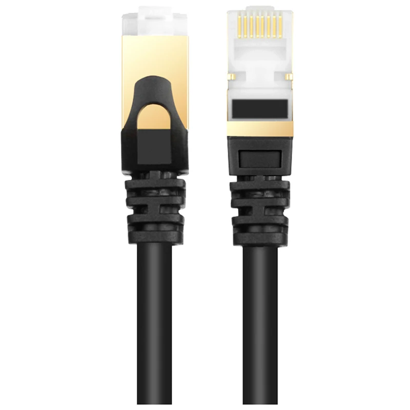 Cabo ethernet rj45 cat7, cabo de rede sstp para roteador de modem ...