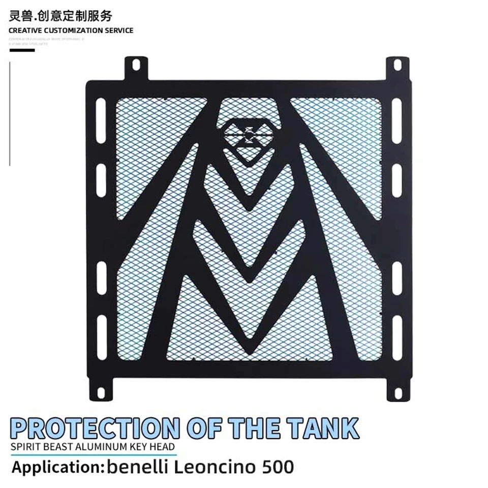 SPIRIT BEAST Retro Motorcycle Radiator Grille Guard Cover Radiator Net ...