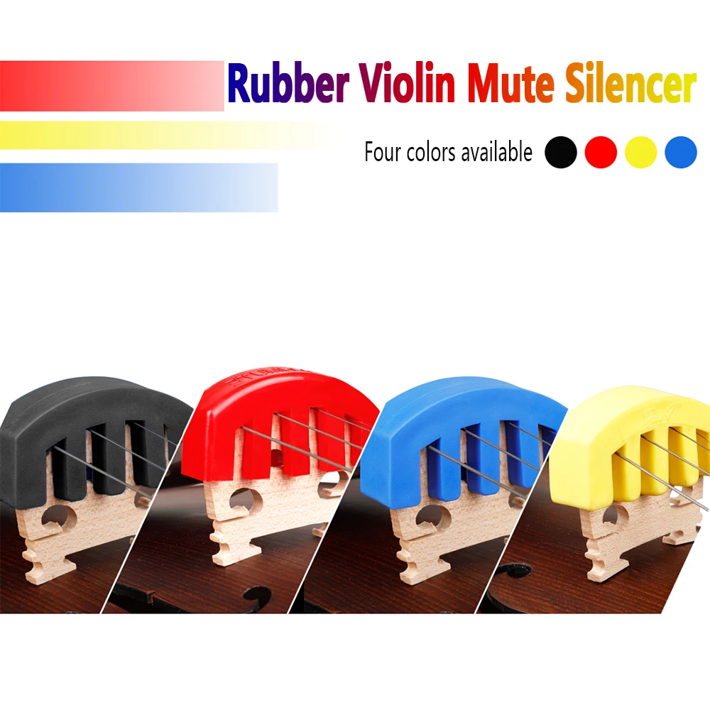 Professional Violin Mute Rubber Five-Prong Silent Silencer Fiddle ...