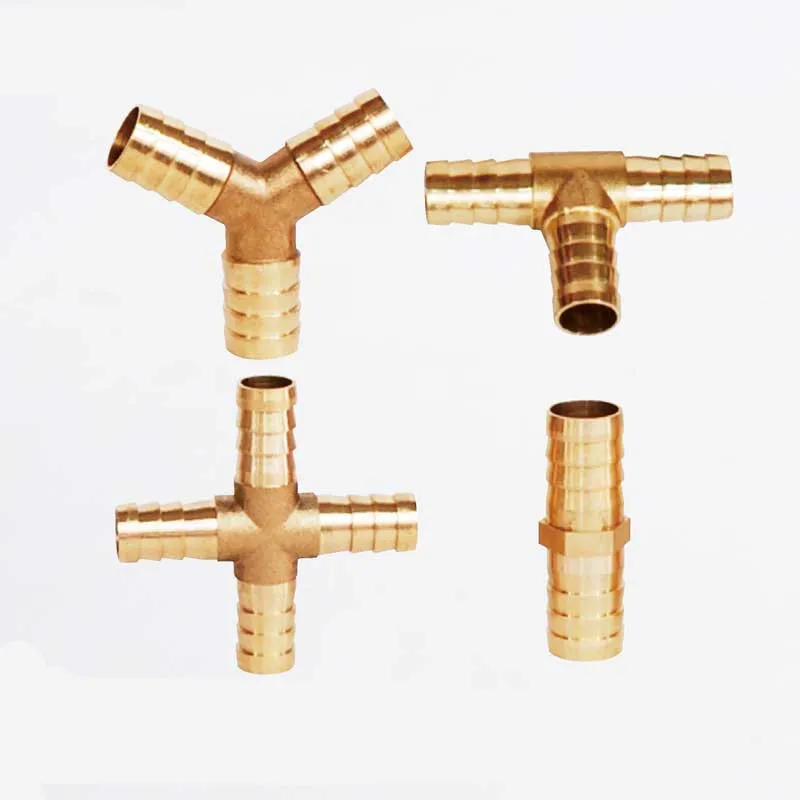 3mm-25mm Brass Splicer Pipe Fitting Connector Hose Bar Gas Copper ...