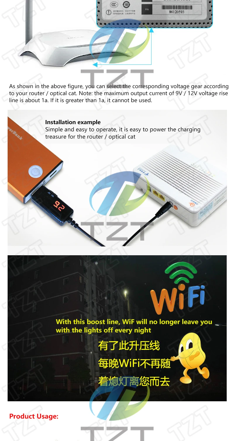 USB повышающий преобразователь TZT USB Boost Converter | AliExpress