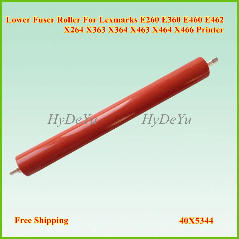 1X Lower sleeve Fuser Pressure Roller for Lexmark E260 E360 E460 E462 ...