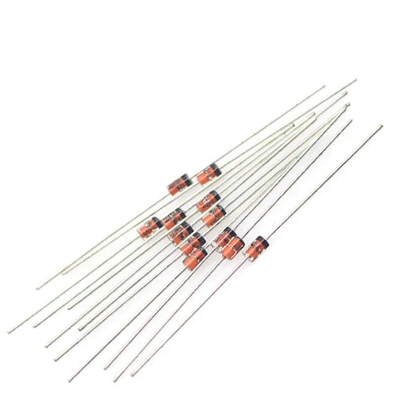 50pcs 1N4750A 1N4750 Zener Diode 1W 27V DO-41 IN4750A