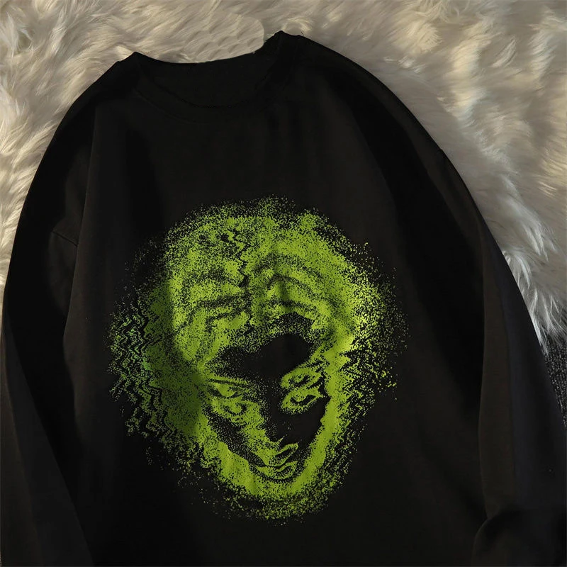 Y2K Grunge Summer goth Long sleeve Clothing Female Loose Femal T shirt ...