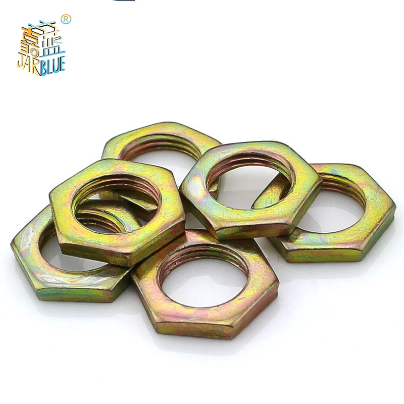 M7/m9/m10/m12 Color Zinc Finetooth Nut M8/m14/m16 White Zinc Fine Tooth ...